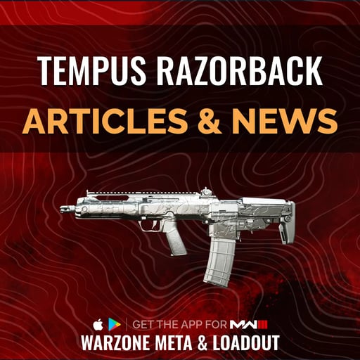 Nouvelles & Articles sur le TEMPUS RAZORBACK dans Warzone, MW3 & MW2